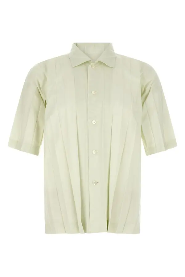 Issey Miyake Edge' Shirt - Green