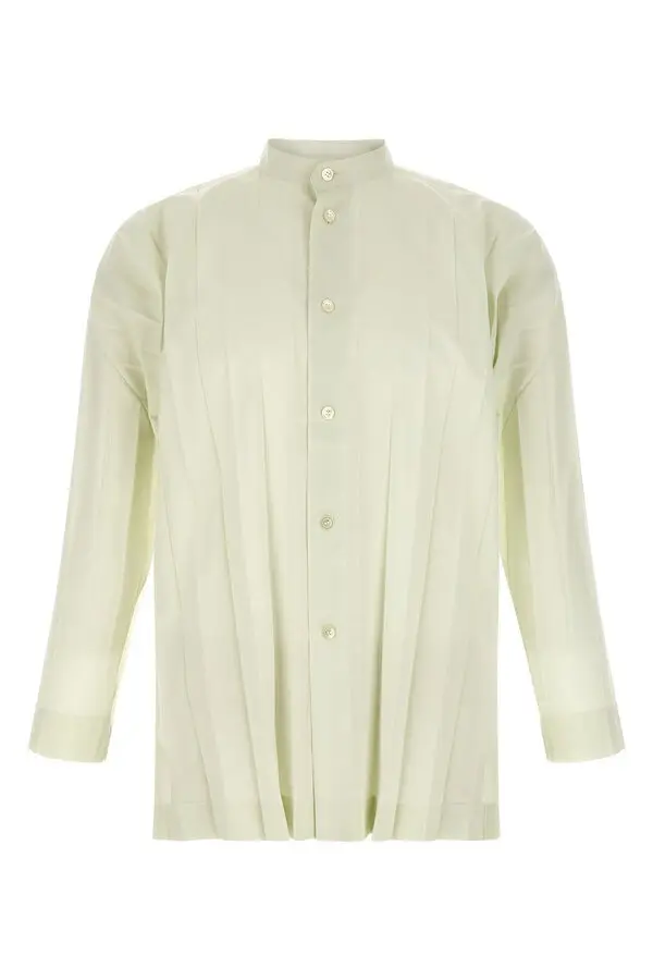 Issey Miyake Edge' Shirt - Green