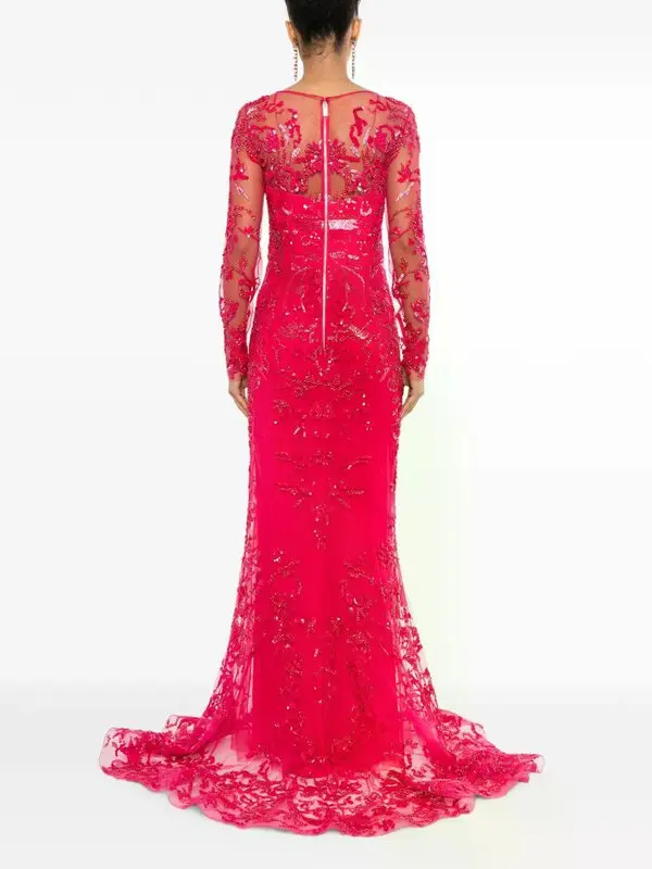 Zuhair Murad Lace-embellished Fishtail Gown