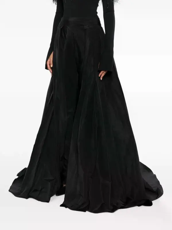Naeem Khan Overskirt Silk Trousers