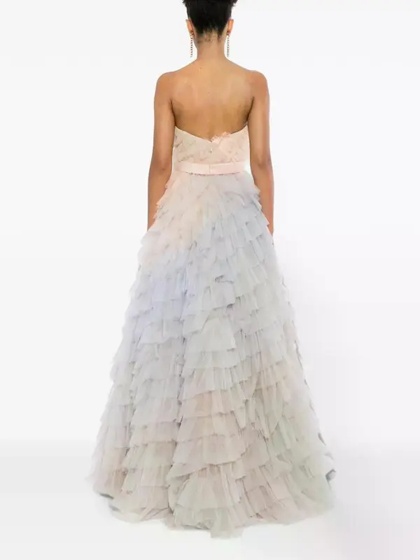 Viktor & Rolf Ruffled Ombré Gown