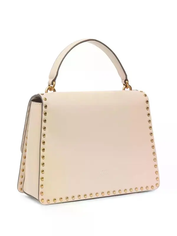 Pinko Love Birds Stud-embellished Tote Bag