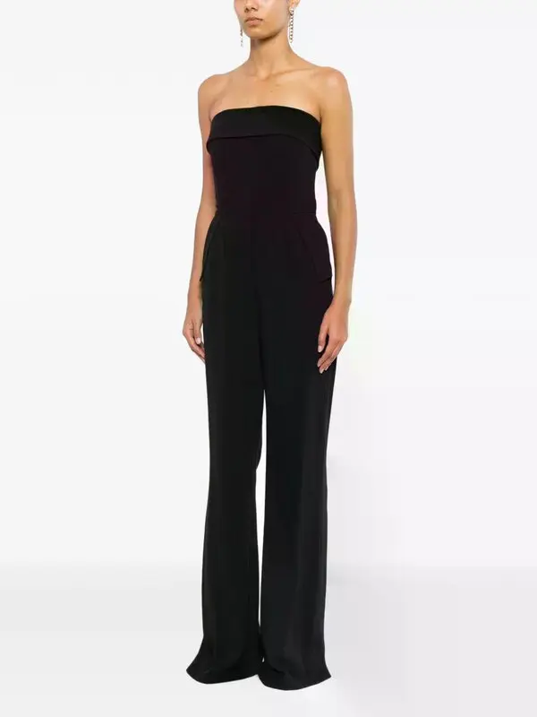 Elie Saab Strapless Tuxedo-style Jumpsuit