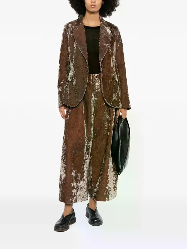 UMA WANG Poetic Pants - Brown