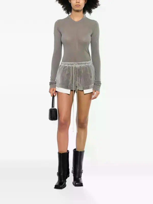 Rick Owens Hooded Crop T-shirt