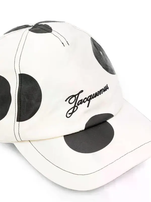 Jacquemus Polka-dot Logo-embroidered Baseball Cap