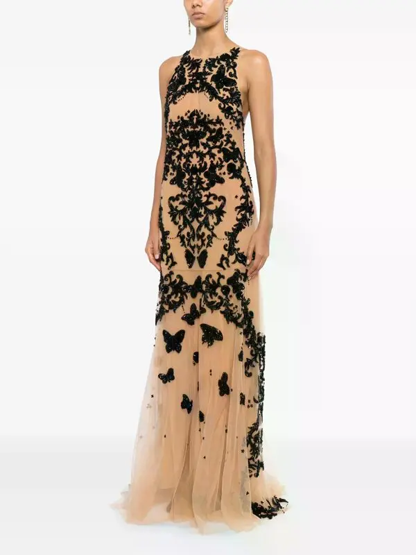 Zuhair Murad Embellished Tulle Gown
