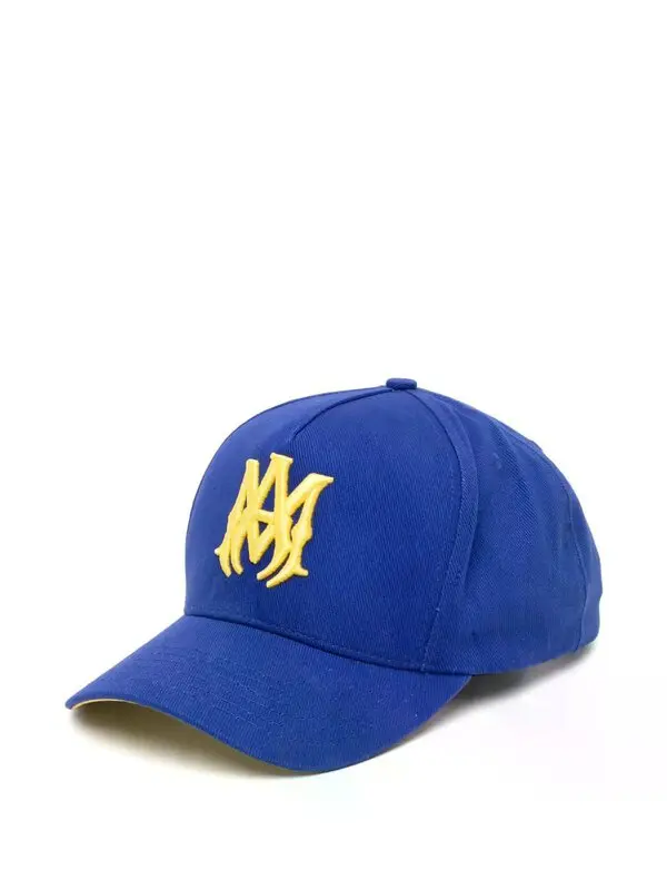 Amiri Ma Logo-embroidered Baseball Cap - Blue
