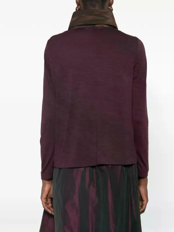 WHYCI MILANO High-neck Long-sleeve T-shirt