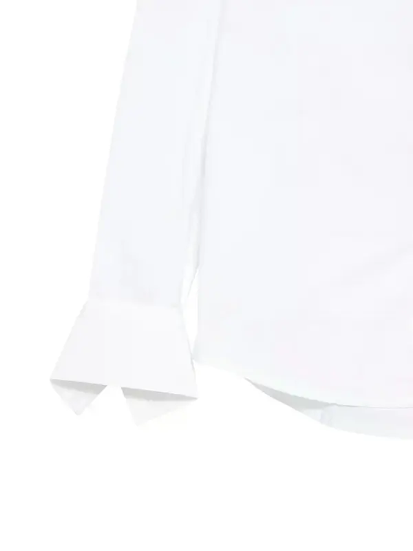 7 For All Mankind Pussy-bow Long-sleeve Shirt - White