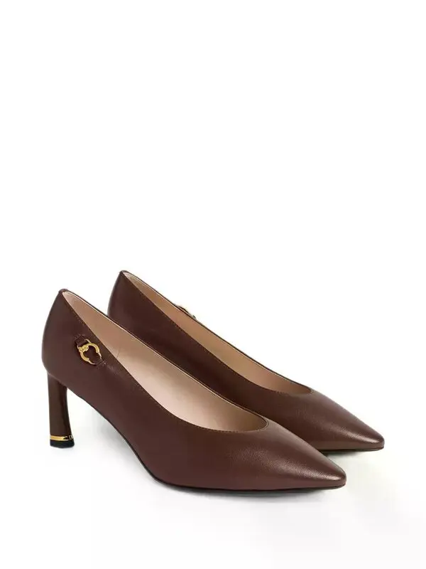 COCCINELLE C-look Logo-plaque Pointed-toe Pumps