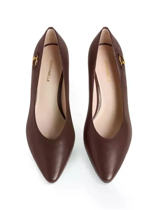 COCCINELLE C-look Logo-plaque Pointed-toe Pumps