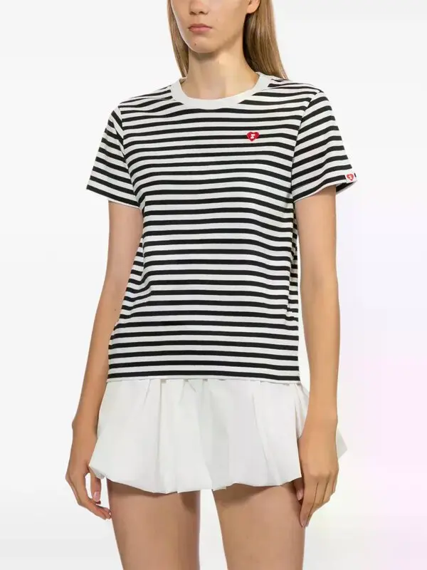 APEE™ BY *A BATHING APE® Apee™ A Bathing Ape® Striped Heart-patch T-shirt