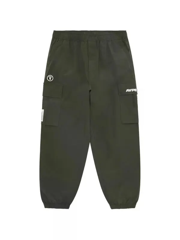 AAPE BY *A BATHING APE Logo-print Tapered Cargo Track Pants