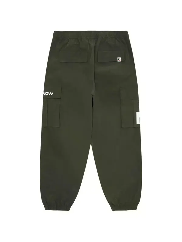 AAPE BY *A BATHING APE Logo-print Tapered Cargo Track Pants