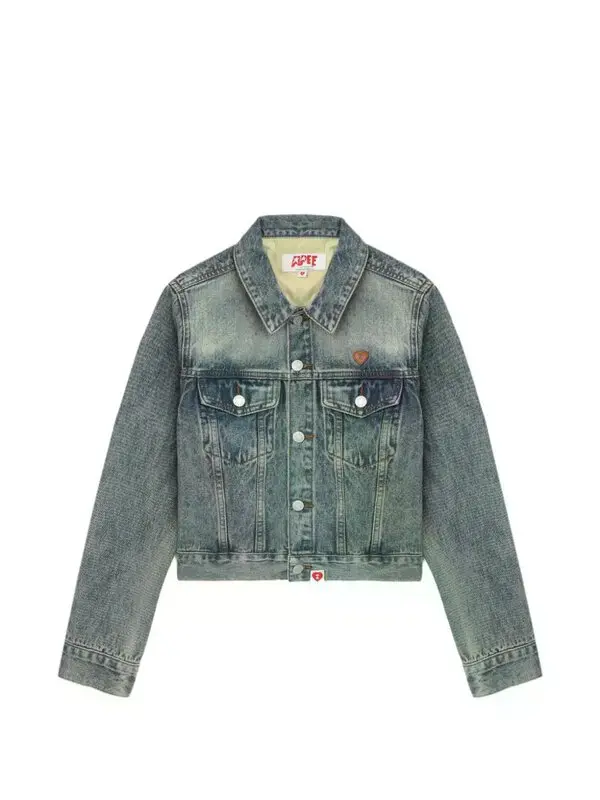 APEE™ BY *A BATHING APE® Logo-embossed Denim Jacket