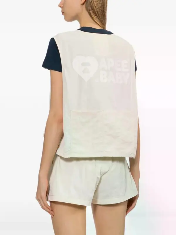 APEE™ BY *A BATHING APE® Logo-patched Sleeveless Jacket