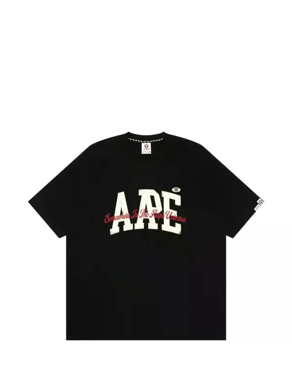 AAPE BY *A BATHING APE Aapeunvs Logo-print Cotton T-shirt