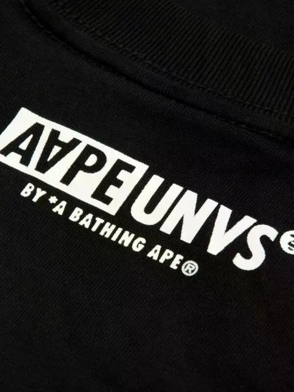 AAPE BY *A BATHING APE Aapeunvs Logo-print Cotton T-shirt
