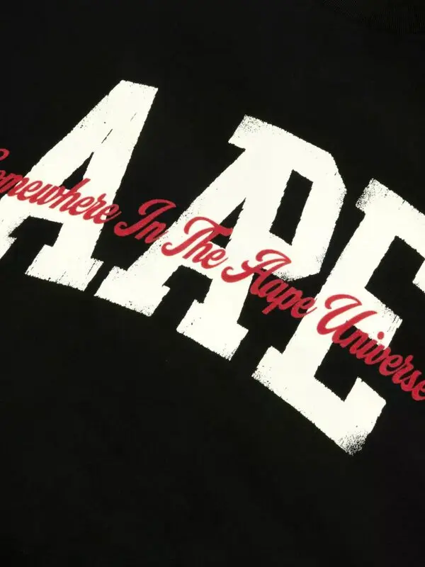 AAPE BY *A BATHING APE Aapeunvs Logo-print Cotton T-shirt