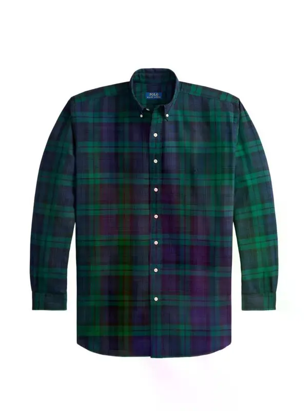 Polo Ralph Lauren Plaid Oxford Shirt - Blue