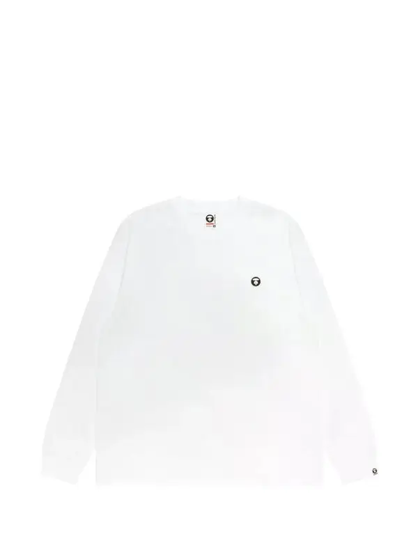 AAPE BY *A BATHING APE Logo-patch Long-sleeve T-shirt