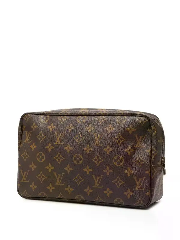LOUIS VUITTON Monogram Trousse Toilette 28 Clutch Bag