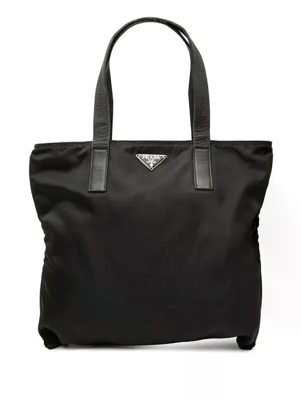 Prada 2000-2013 Tessuto Tote Bag - Black
