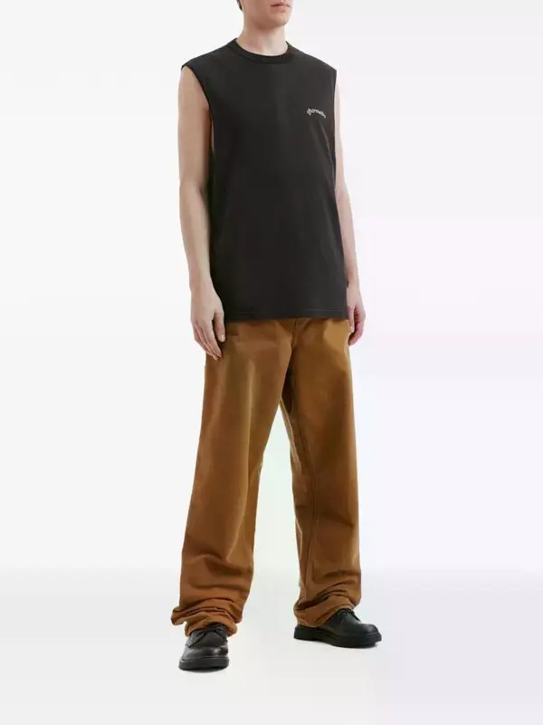 AFTERMATHS Graphic-print Cotton Tank Top
