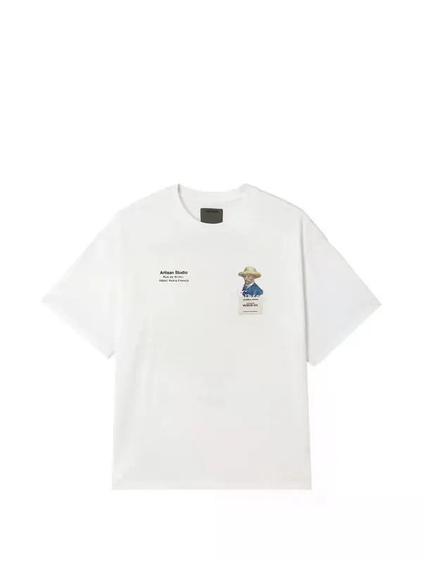 MUSIUM DIV. Graphic-print Logo-patch T-shirt