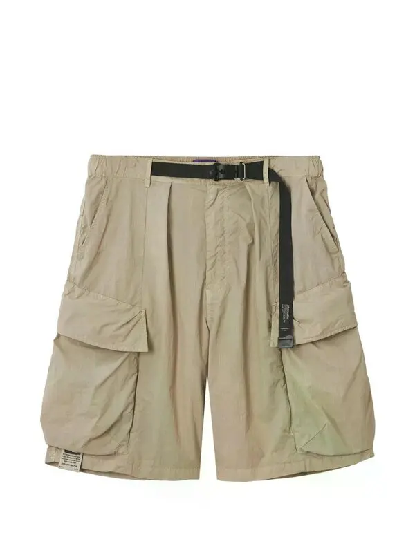 AFTERMATHS Belted Cargo Shorts - Neutrals