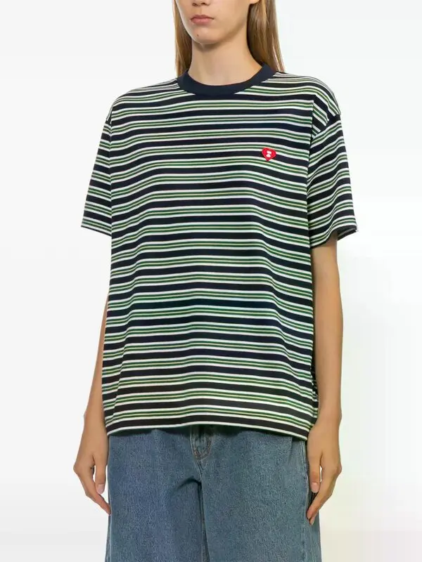 APEE™ BY *A BATHING APE® Apee™ A Bathing Ape® Striped Heart Patch T-shirt