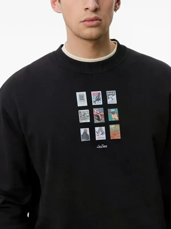 LES DEUX Graphic-print Sweatshirt