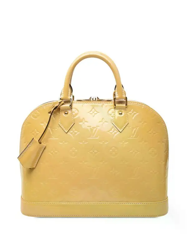 LOUIS VUITTON 2015 Monogram Vernis Alma Pm Handbag