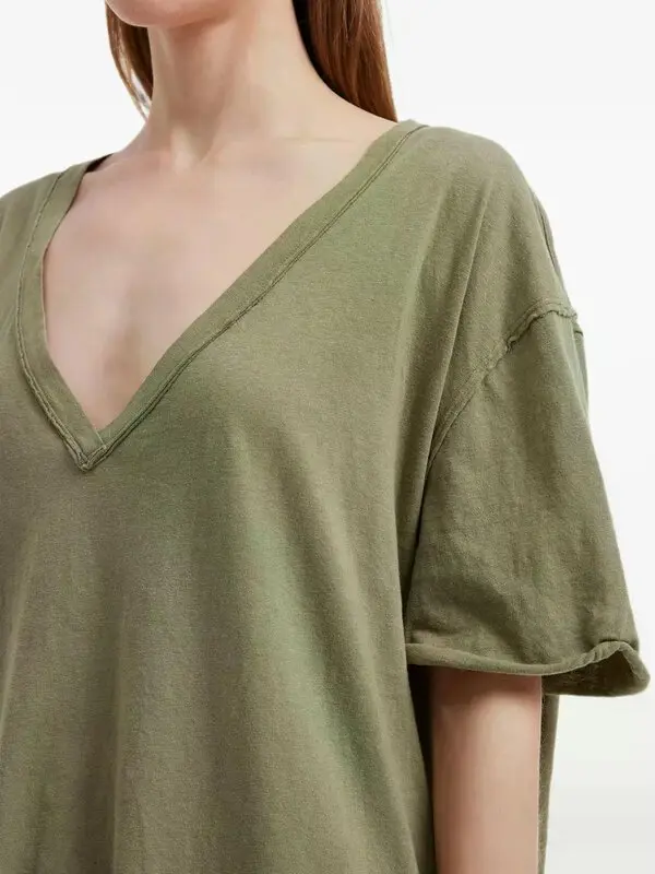 Free People V-neck T-shirt - Green