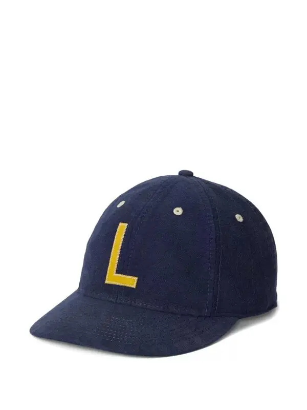 Polo Ralph Lauren Letter-patch Baseball Cap - Blue
