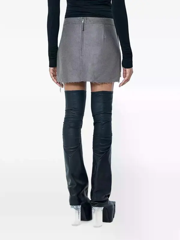 Rick Owens Layered-hem Mini Skirt