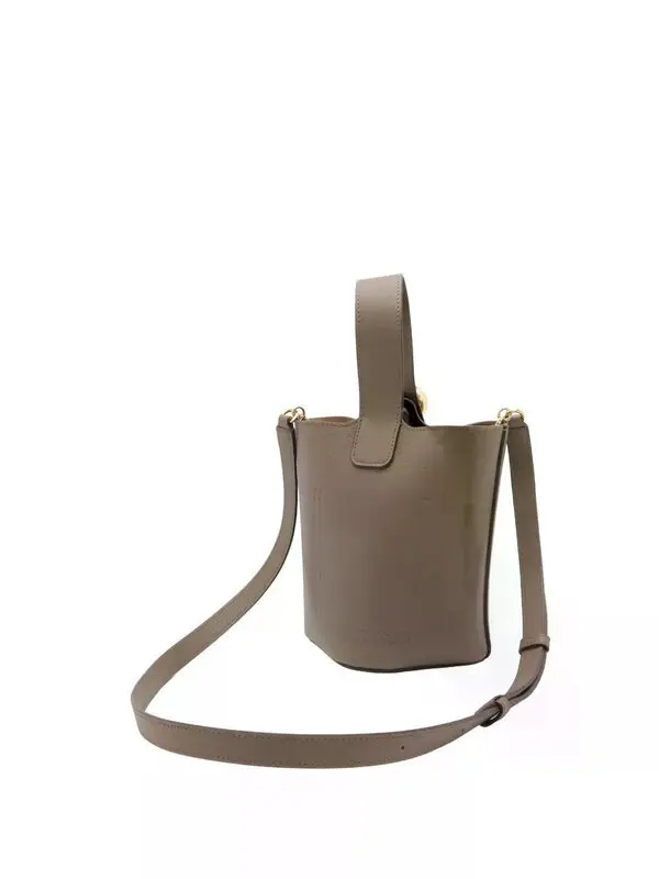 Loewe 2021-2026 Mini Leather Pebble Bucket Bag Satchel
