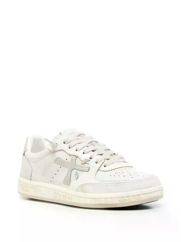 Premiata Logo-patch Sneakers - Grey
