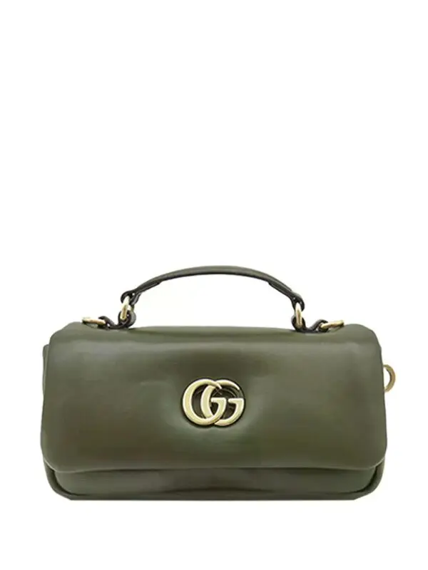 Gucci 2016-2026 Mini Gg Milano Lambskin Top Handle Bag Satchel - Green