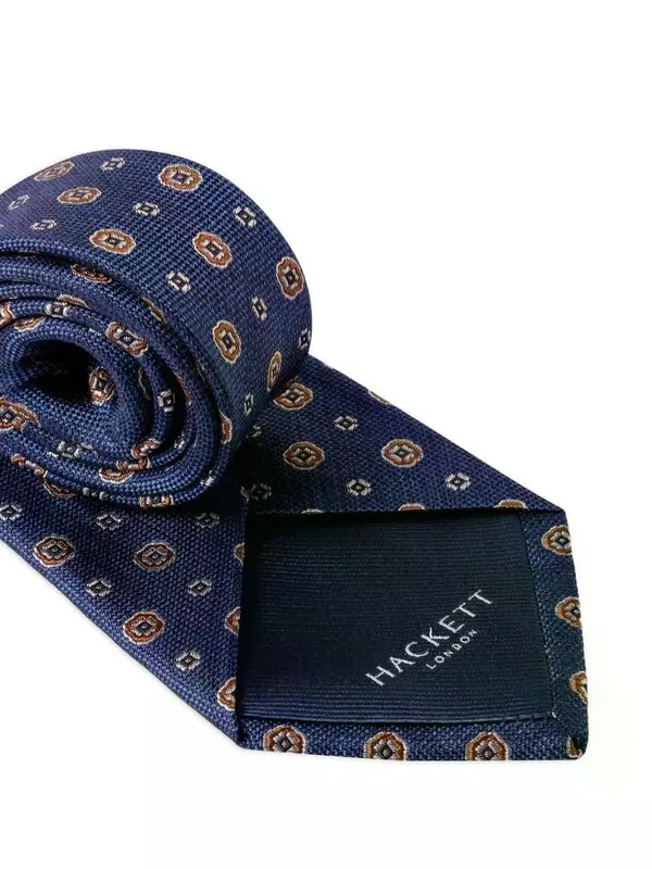 HACKETT LONDON Medal Flower Neck Ties