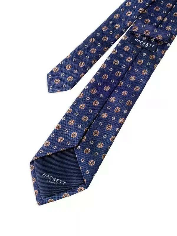HACKETT LONDON Medal Flower Neck Ties