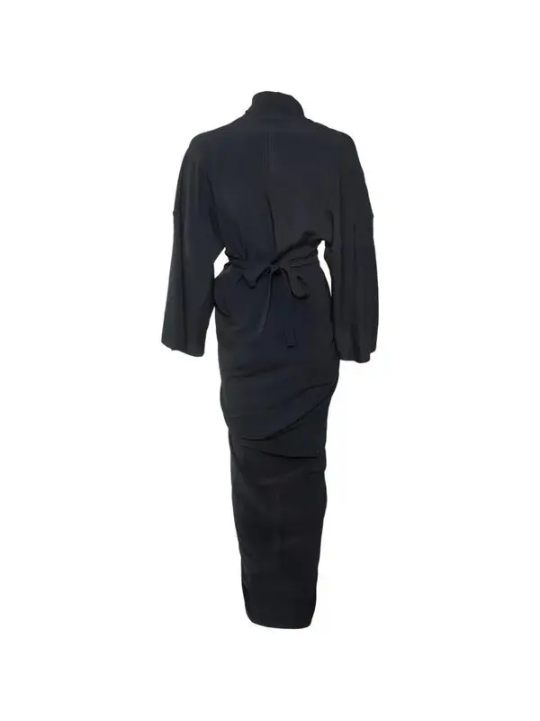 Rick Owens Draped Wrap Maxi Gown