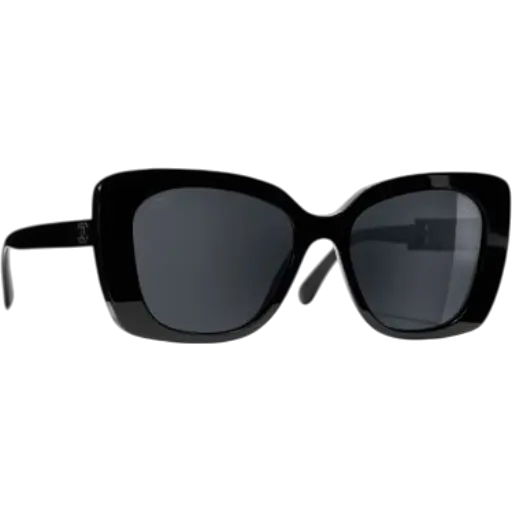 Chanel Square Sunglasses - Black