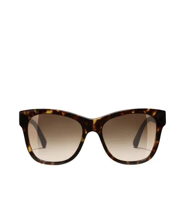 Chanel Square Sunglasses - Dark Tortoise