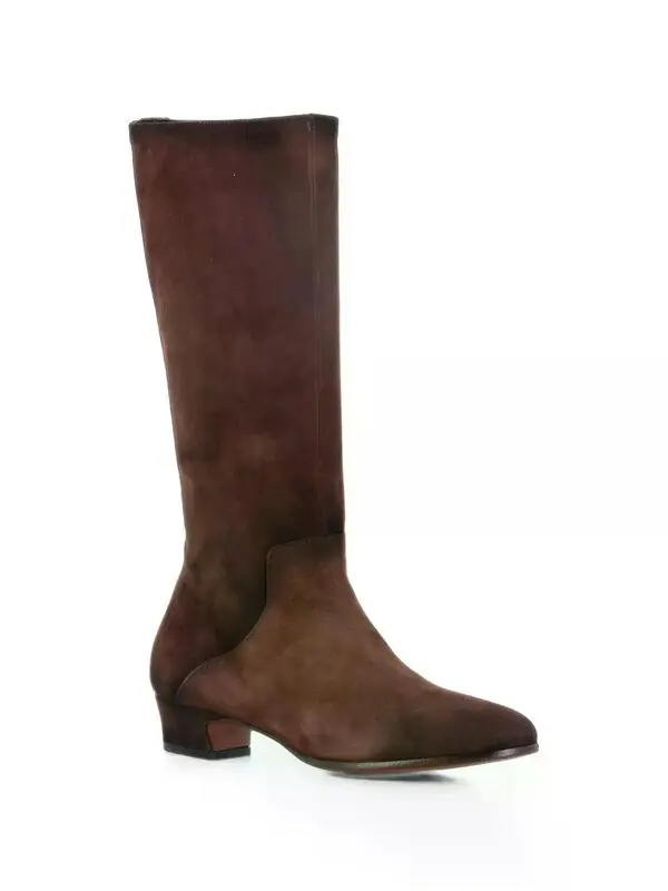 ALEXANDER HOTTO Suede Side-zip Boots