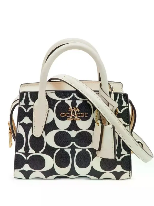 COACH Andrea Carryall Signature Handbag - White