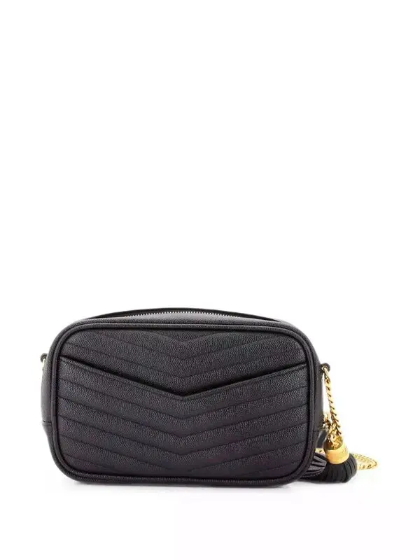 Saint Laurent Lou Camera Bag Matelasse Chevron Leather Mini Crossbody Bag