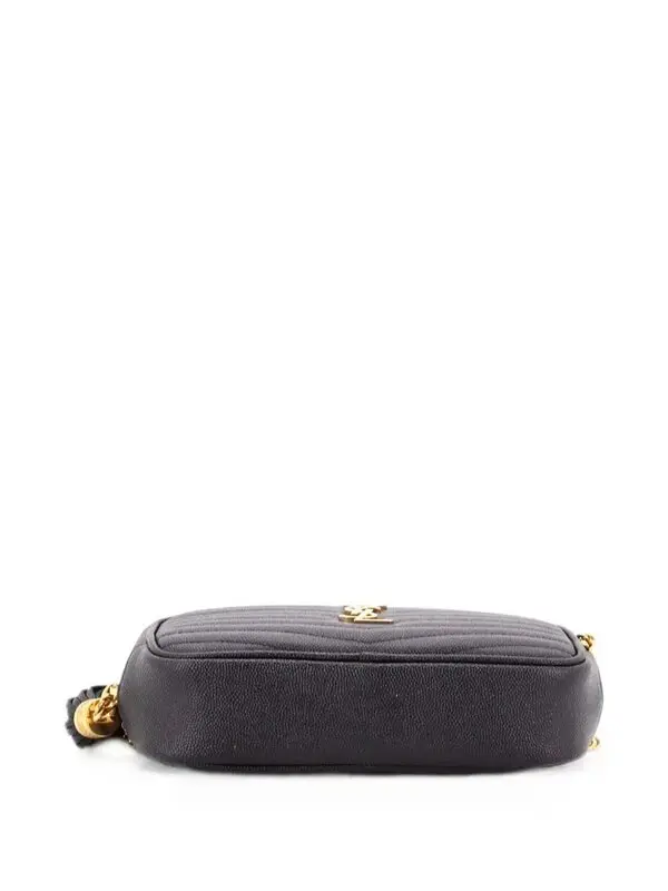 Saint Laurent Lou Camera Bag Matelasse Chevron Leather Mini Crossbody Bag