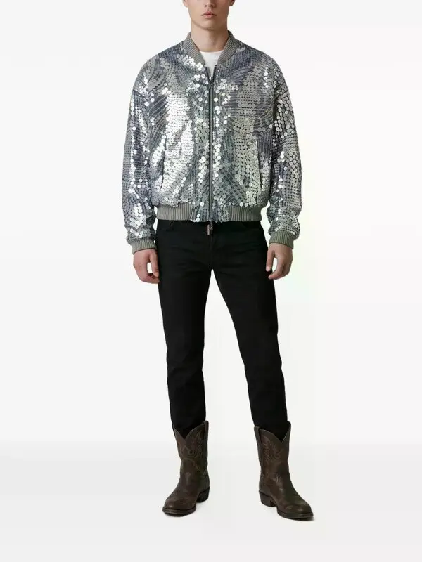 Dsquared2 Sequin-embellished Bomber Jacket